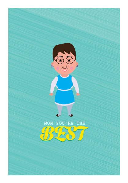 Mom Youre The Best Wall Art| Buy High-Quality Posters and Framed ...