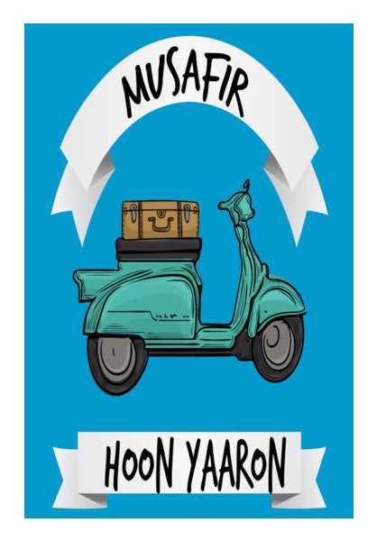 Musafir Hoon Yaroon - Wanderer Wall Art – PosterGully
