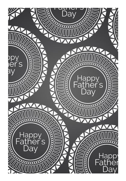 Fathers Day Pattern Wall Art – PosterGully