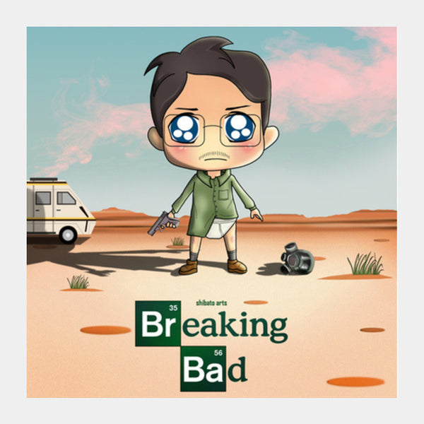 Cute Breaking Bad Square Art Prints – PosterGully