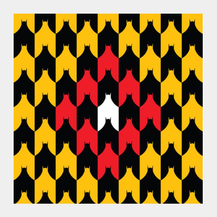 Batman And Bat (Upside Down) Square Art Prints PosterGully Specials ...