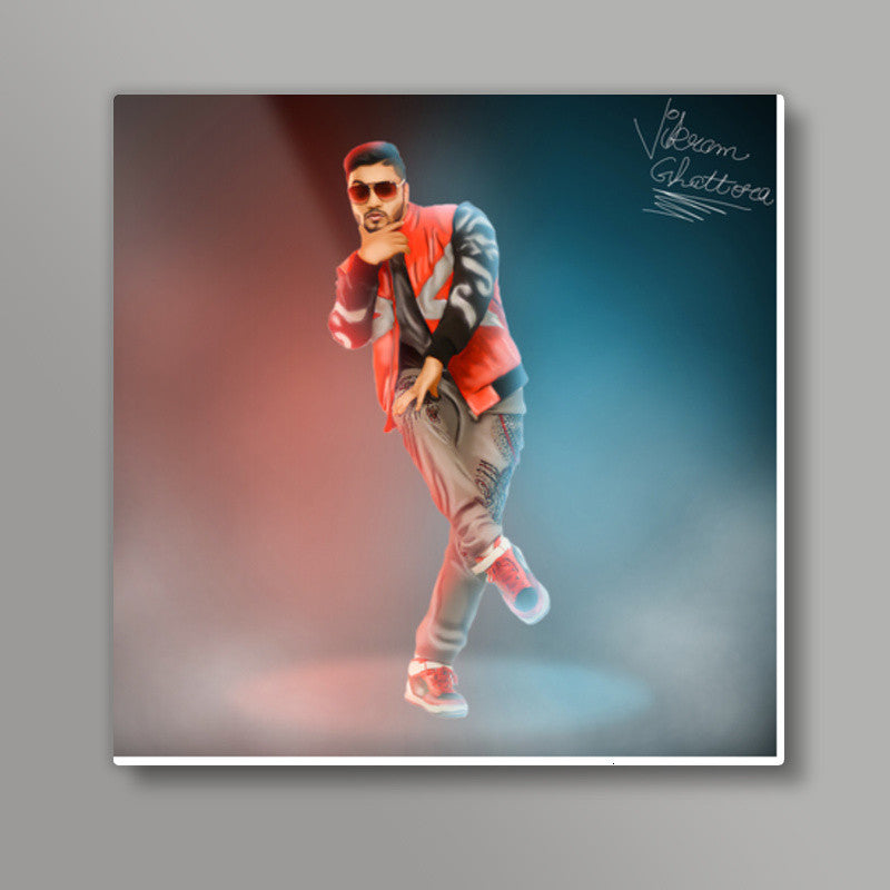 Raftaar 3D DigitPaint Square Art Prints| Buy High-Quality Posters and ...