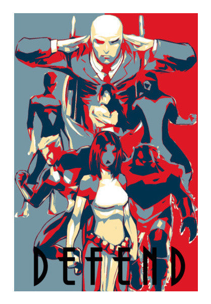 Team Professor X Art PosterGully Specials
