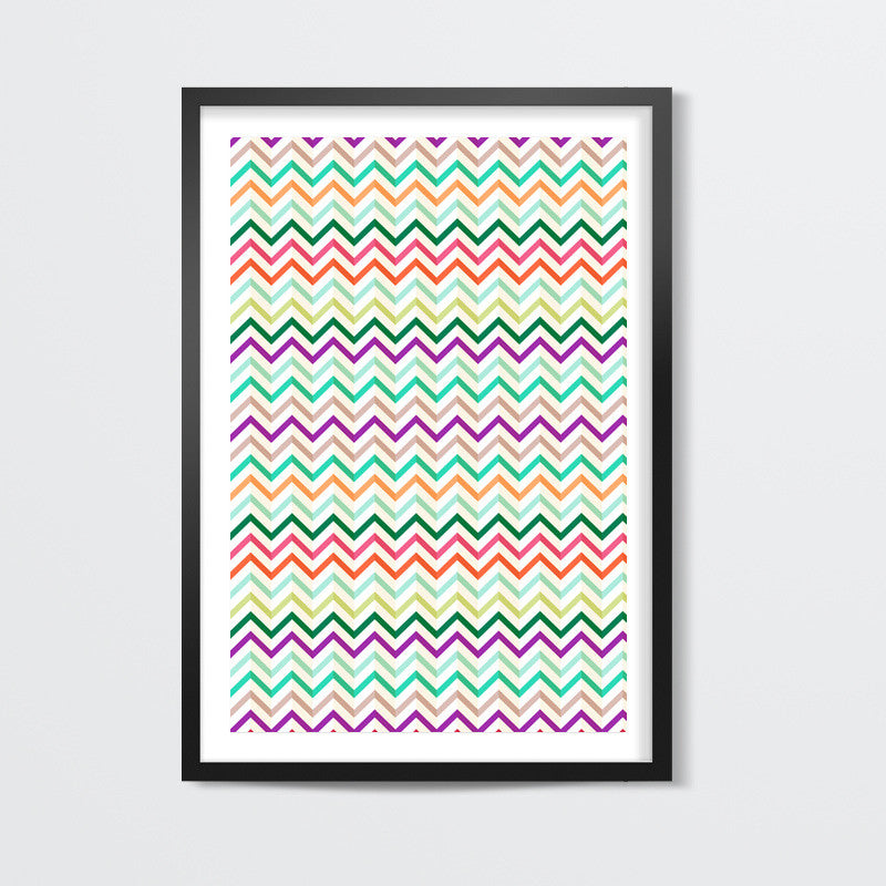 Zig Zag Wall Art| Buy High-Quality Posters and Framed Posters Online ...