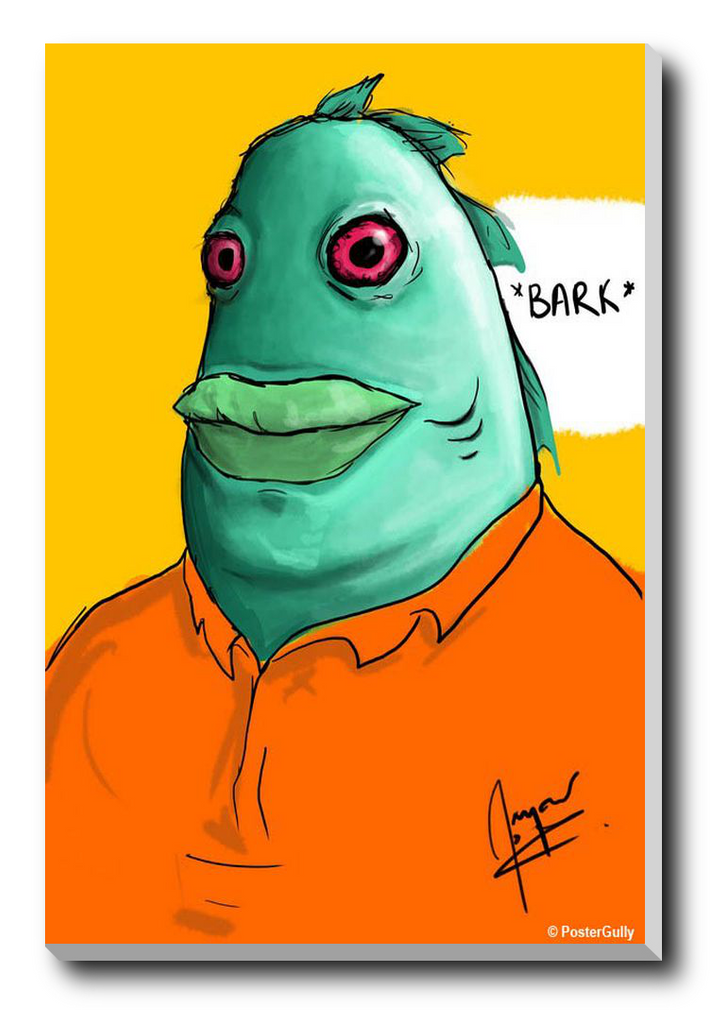 Mr. Fish Artwork| Buy High-Quality Posters and Framed Posters Online ...