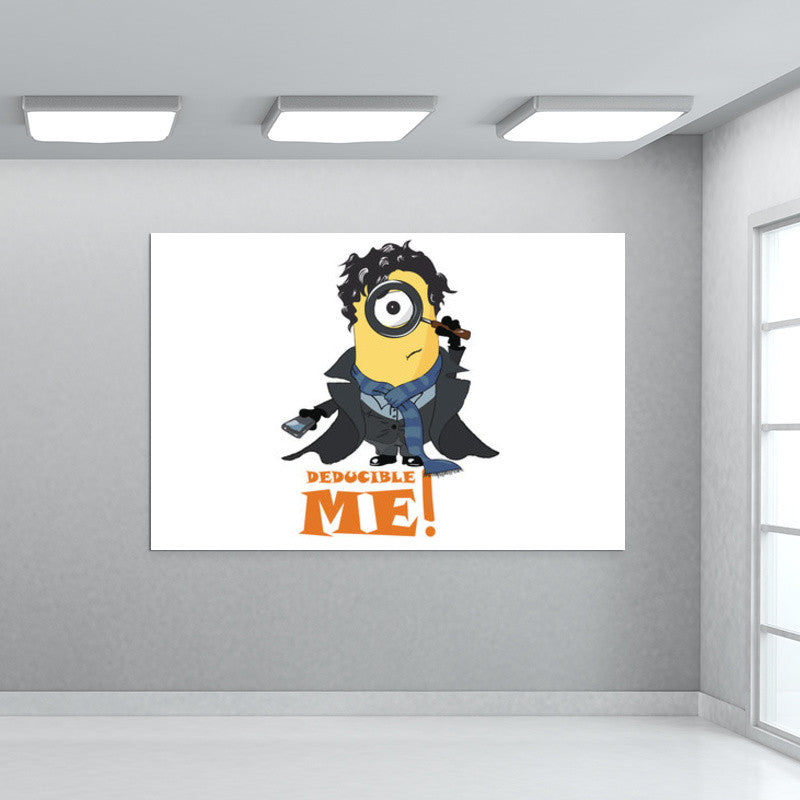 MINION, SHERLOCK MODE, THE LAZY DECTECTIVE, DESPICABLE ME WALL ART Wall ...