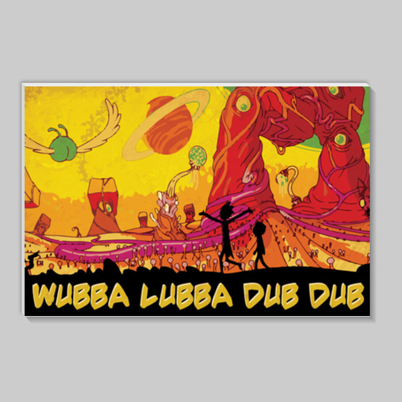 Rick-and-morty Wall Poster Stick Ons – PosterGully