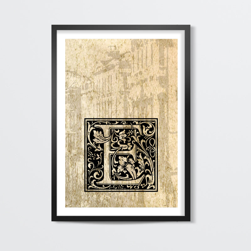 Ornate E Wall Art| Buy High-Quality Posters and Framed Posters Online ...