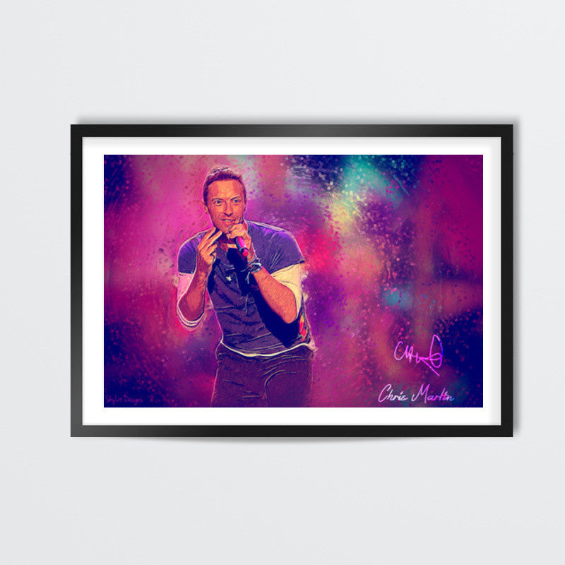 Chris Martin Coldplay Painting Wall Art| Buy High-Quality Posters and ...