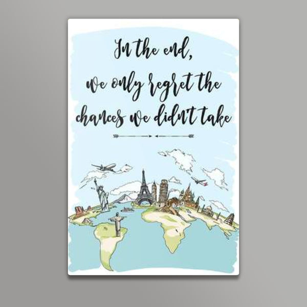Quirky World Map Metal Prints – PosterGully