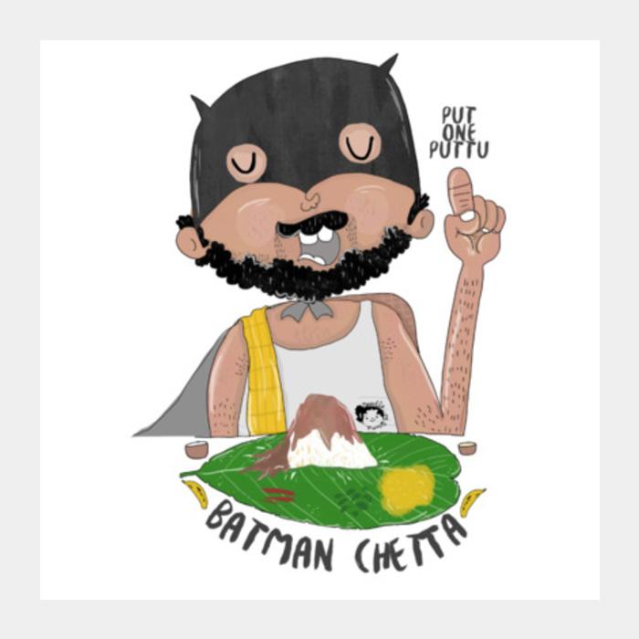 Batman Chetta Square Art Prints PosterGully Specials| Buy High-Quality ...