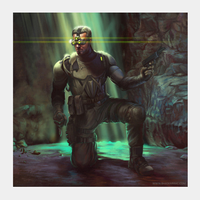 Splinter Cell Fan art Square Art Prints| Buy High-Quality Posters and ...