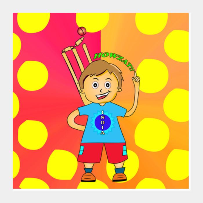 Howzat!! Square Art Prints PosterGully Specials| Buy High-Quality ...