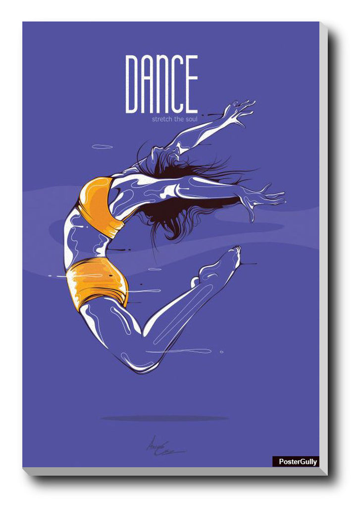 Dance Step Blue Artwork| Buy High-Quality Posters and Framed Posters ...