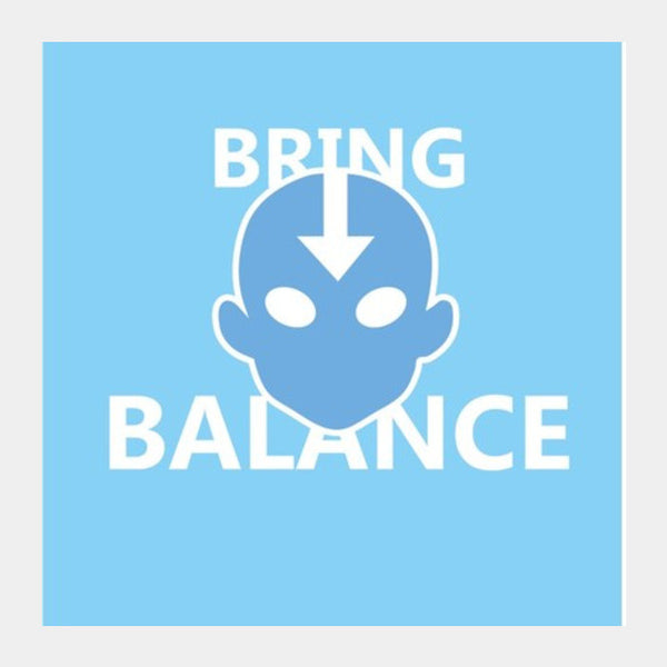 AVATAR AANG Square Art print Square Art Prints – PosterGully