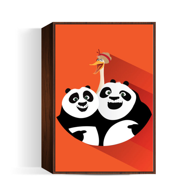 Kung Fu Panda 3 -Po Li & Ping Wall Art| Buy High-Quality Posters and ...