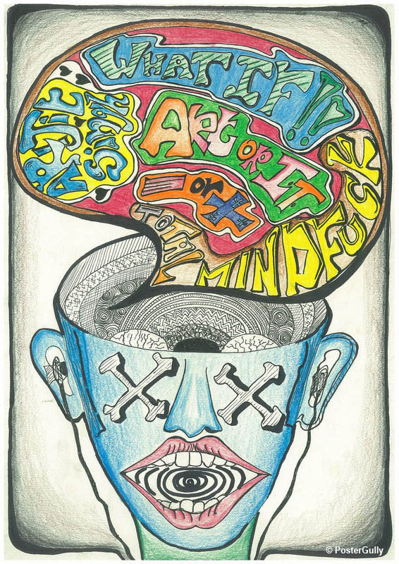 Brain Mash Artwork| Buy High-Quality Posters and Framed Posters Online ...