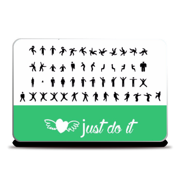Buy Laptop Skins & Decals Online | Just Do It Square Laptop Skins ...