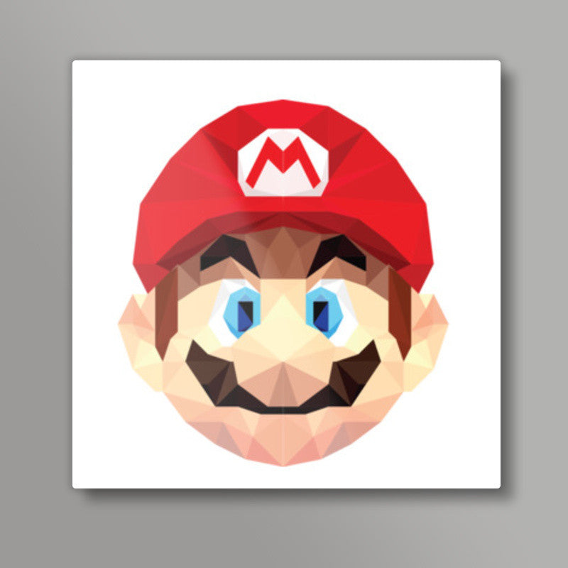 Mario Low Poly Square Art Prints| Buy High-Quality Posters and Framed ...
