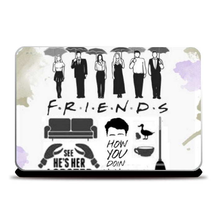 Friends Series Laptop Skin| Buy High-Quality Posters and Framed Posters ...