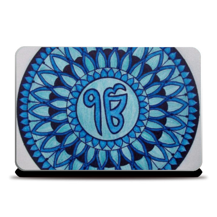 Sikh EkOnkar Mandala Laptop Skin | Jasmine Kaur Lotey| Buy High-Quality ...