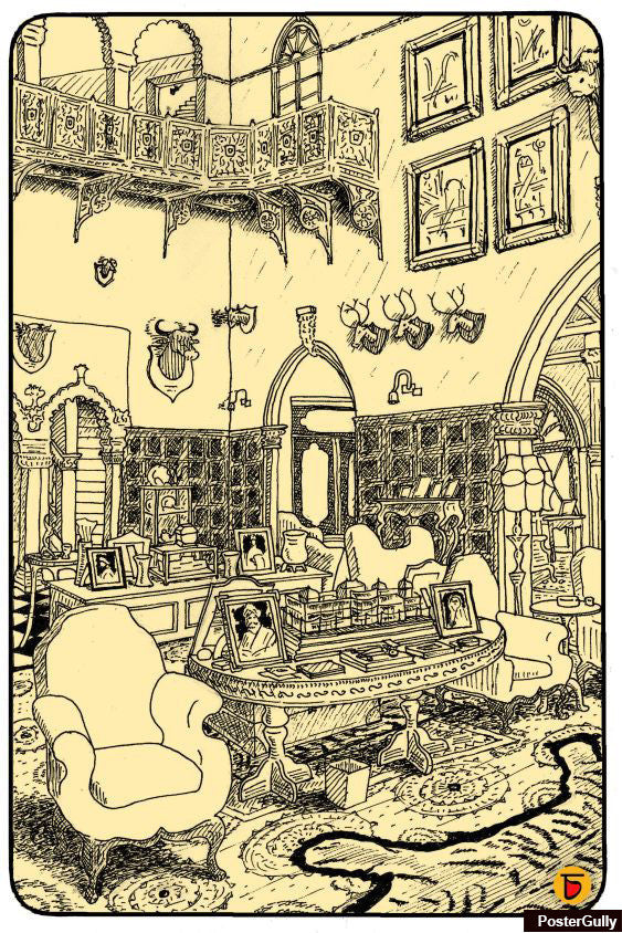 The Raj Interior Artwork PosterGully Specials