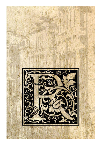 Ornate R Wall Art| Buy High-Quality Posters and Framed Posters Online ...