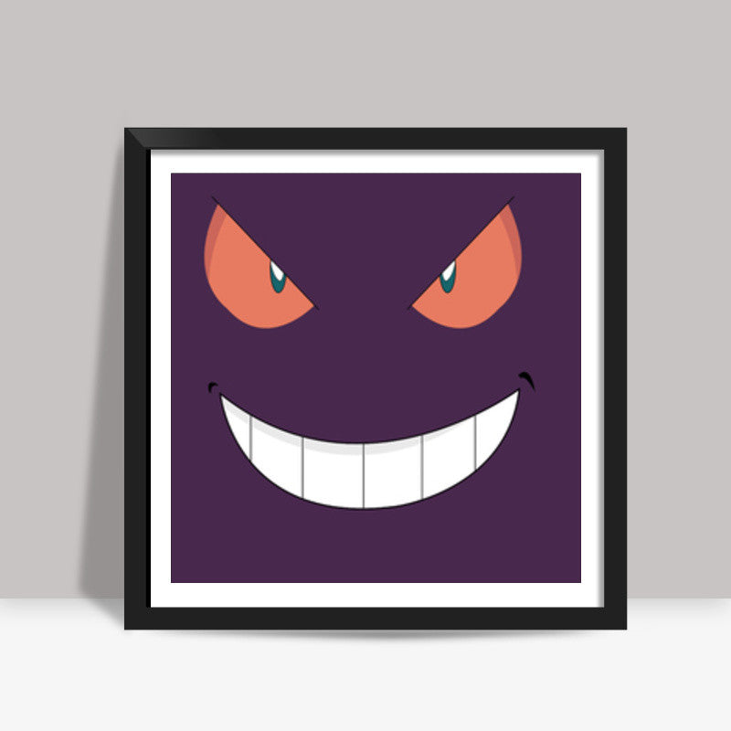 Gengar Pokemon Square Art Prints| Buy High-Quality Posters and Framed ...