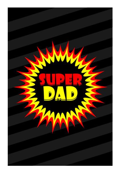 Super Dad Calligraphy Wall Art PosterGully Specials
