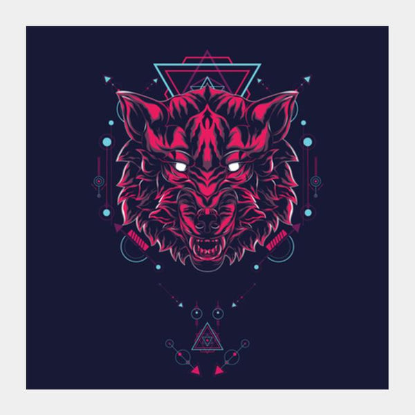 Wolf Square Art Prints PosterGully Specials
