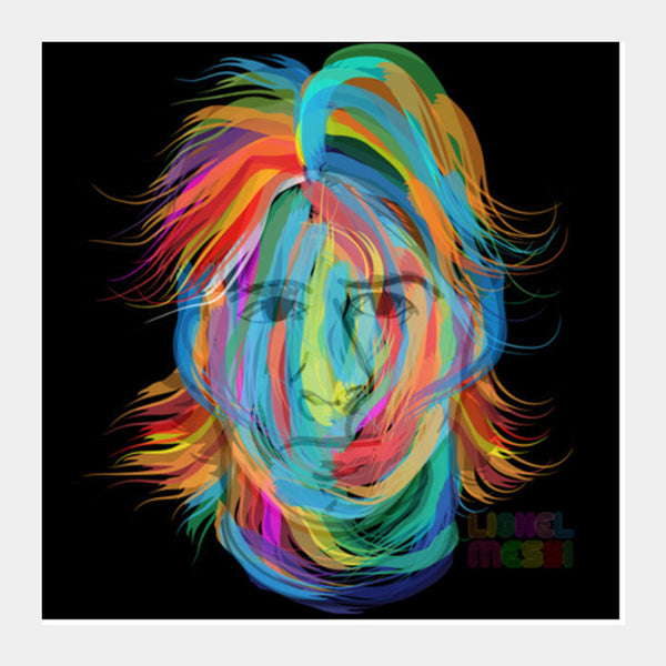 Lionel Messi Square Art Prints PosterGully Specials