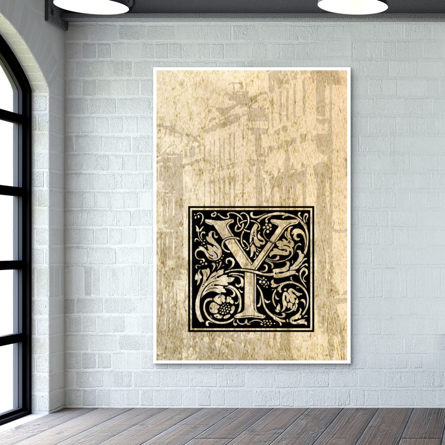 Ornate Y Wall Art| Buy High-Quality Posters and Framed Posters Online ...