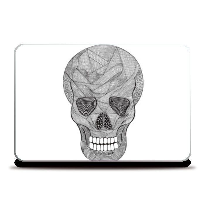 Human Skull Laptop Skins| Buy High-Quality Posters and Framed Posters ...