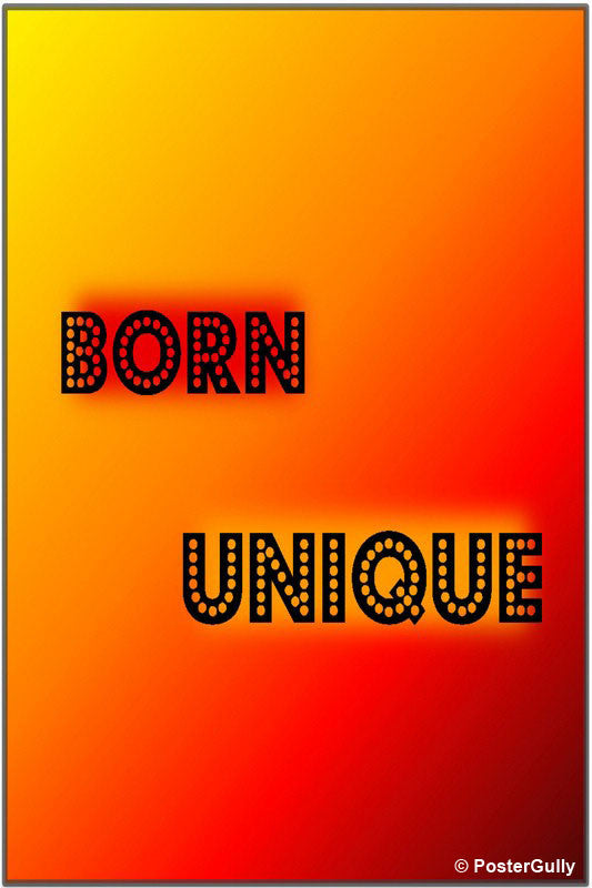 Born Unique Artwork PosterGully Specials
