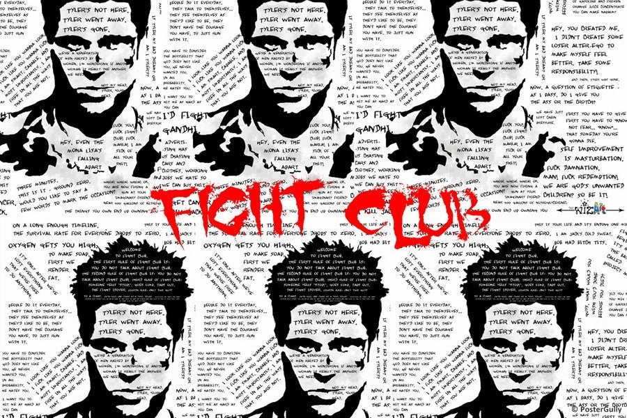 Fight Club Tyler| Buy High-Quality Posters and Framed Posters Online ...