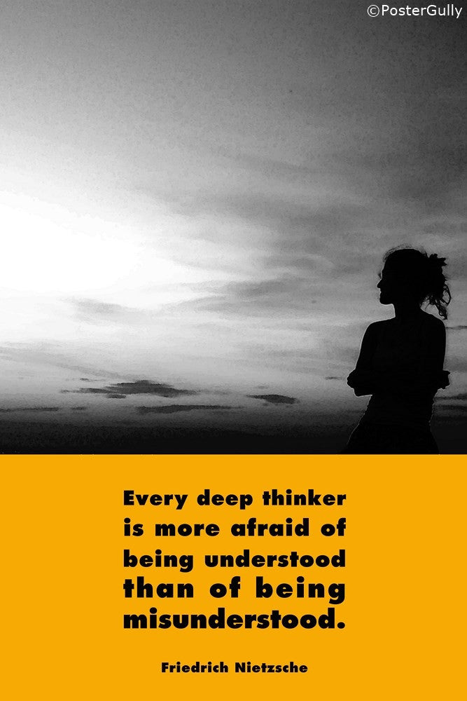 Friedrich Nietzsche | Deep Thinker| Buy High-Quality Posters and Framed ...