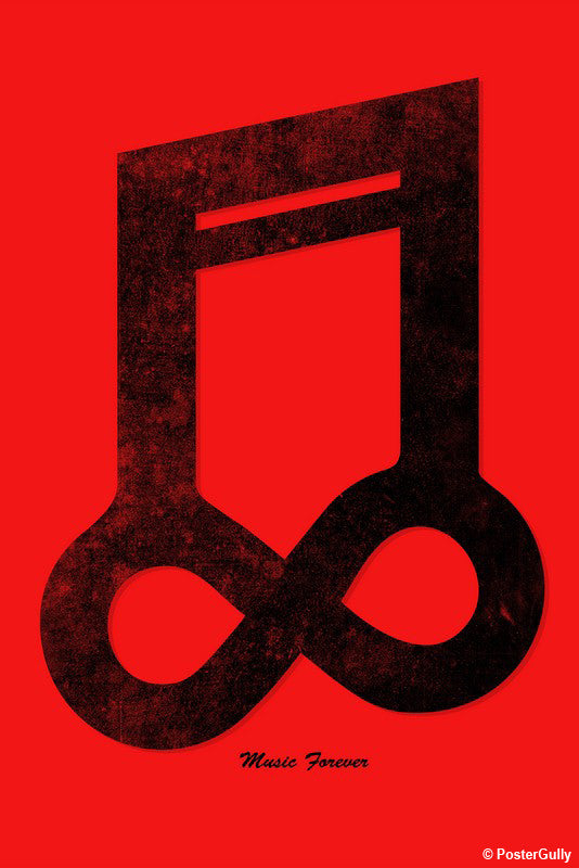 Music Forever | Adil| Buy High-Quality Posters and Framed Posters ...