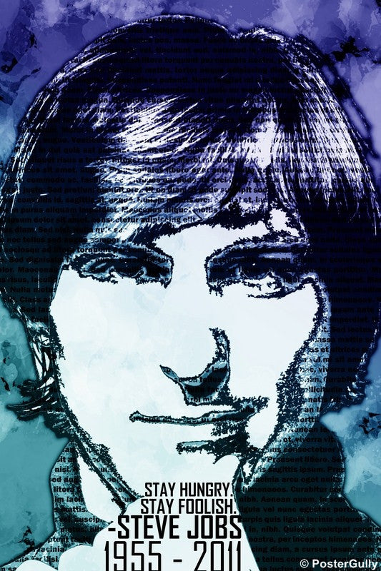 Steve Jobs Tribute Poster| Buy High-Quality Posters and Framed Posters ...