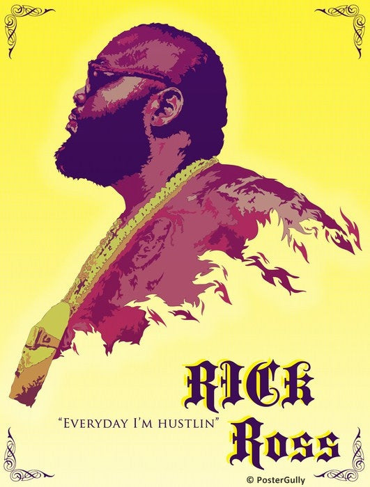 Rick Ross | Hustlin | PosterGully Specials| Buy High-Quality Posters ...
