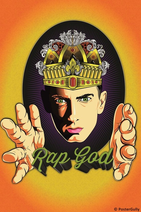 Eminem | Rap God Artwork | Special Deal 24" x 36" Poster| Buy High ...