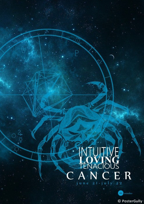 Cancer Sun Sign| Buy High-Quality Posters and Framed Posters Online ...