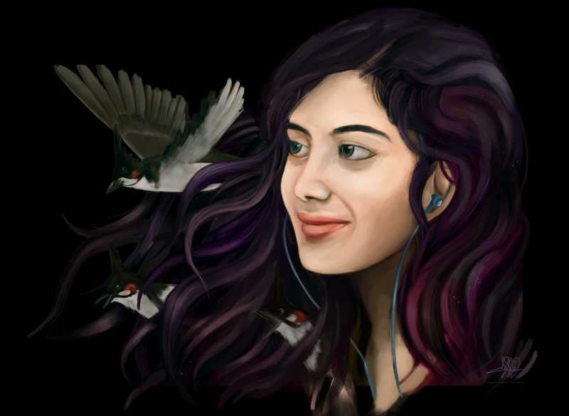 Bulbul Painting Artwork PosterGully Specials