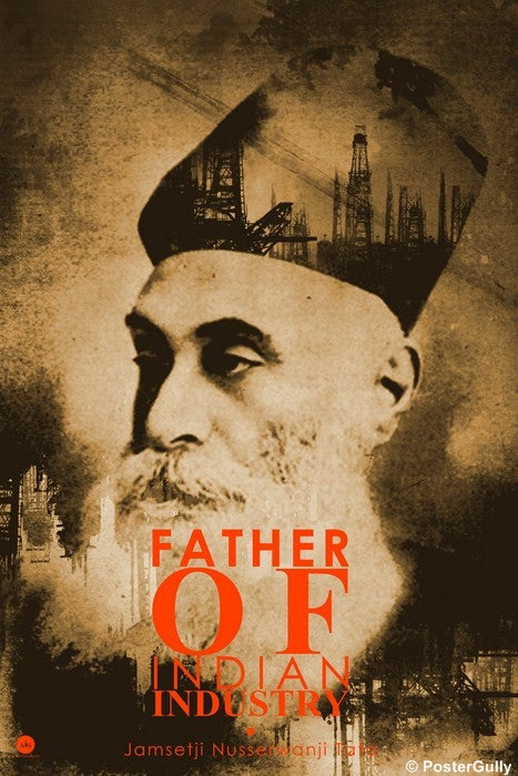 Jamshedji Tata Artwork| Buy High-Quality Posters and Framed Posters ...