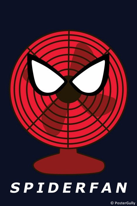 Spiderfan - Spiderman Humour| Buy High-Quality Posters and Framed ...