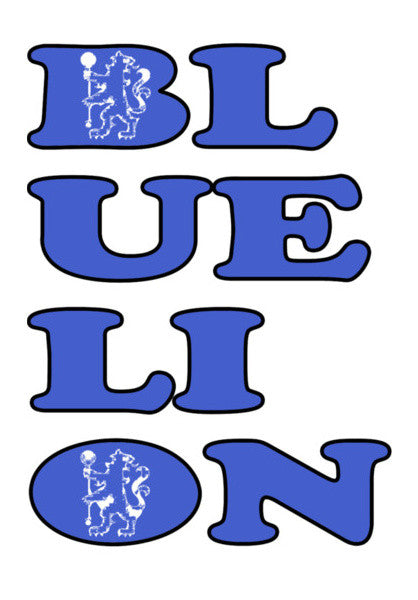 Chelsea : Blue Lion Wall Art| Buy High-Quality Posters and Framed ...