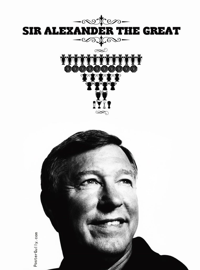 Sir Alex Ferguson Retires | Manchester United| Buy High-Quality Posters ...