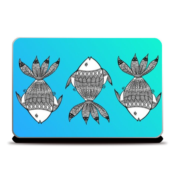 Fish Patterns Laptop Skins| Buy High-Quality Posters and Framed Posters ...
