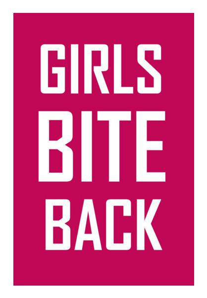 GIRLS BITE BACK Wall Art PosterGully Specials