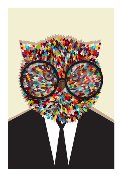 genius owl Wall Art – PosterGully