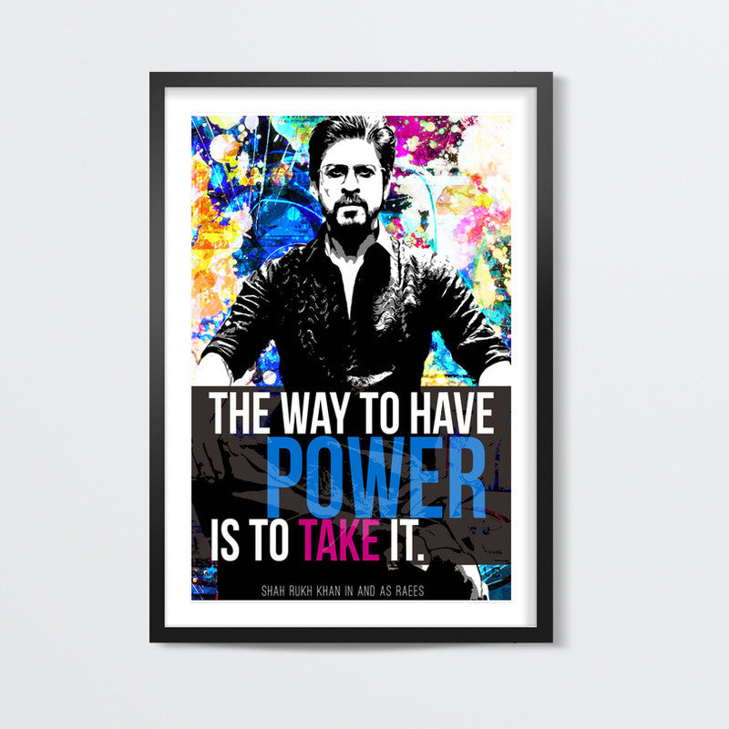 Shah Rukh Khan in Raees Wall Art| Buy High-Quality Posters and Framed ...